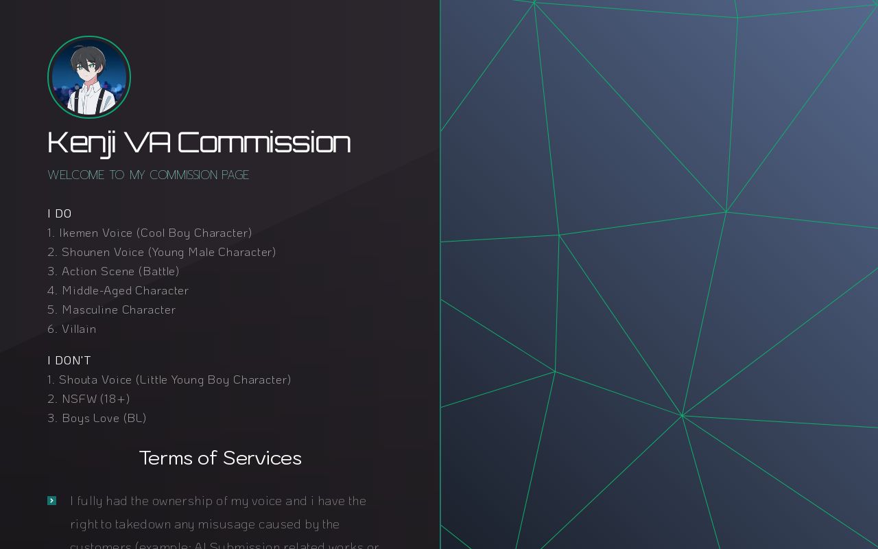 Kenji Commission Work